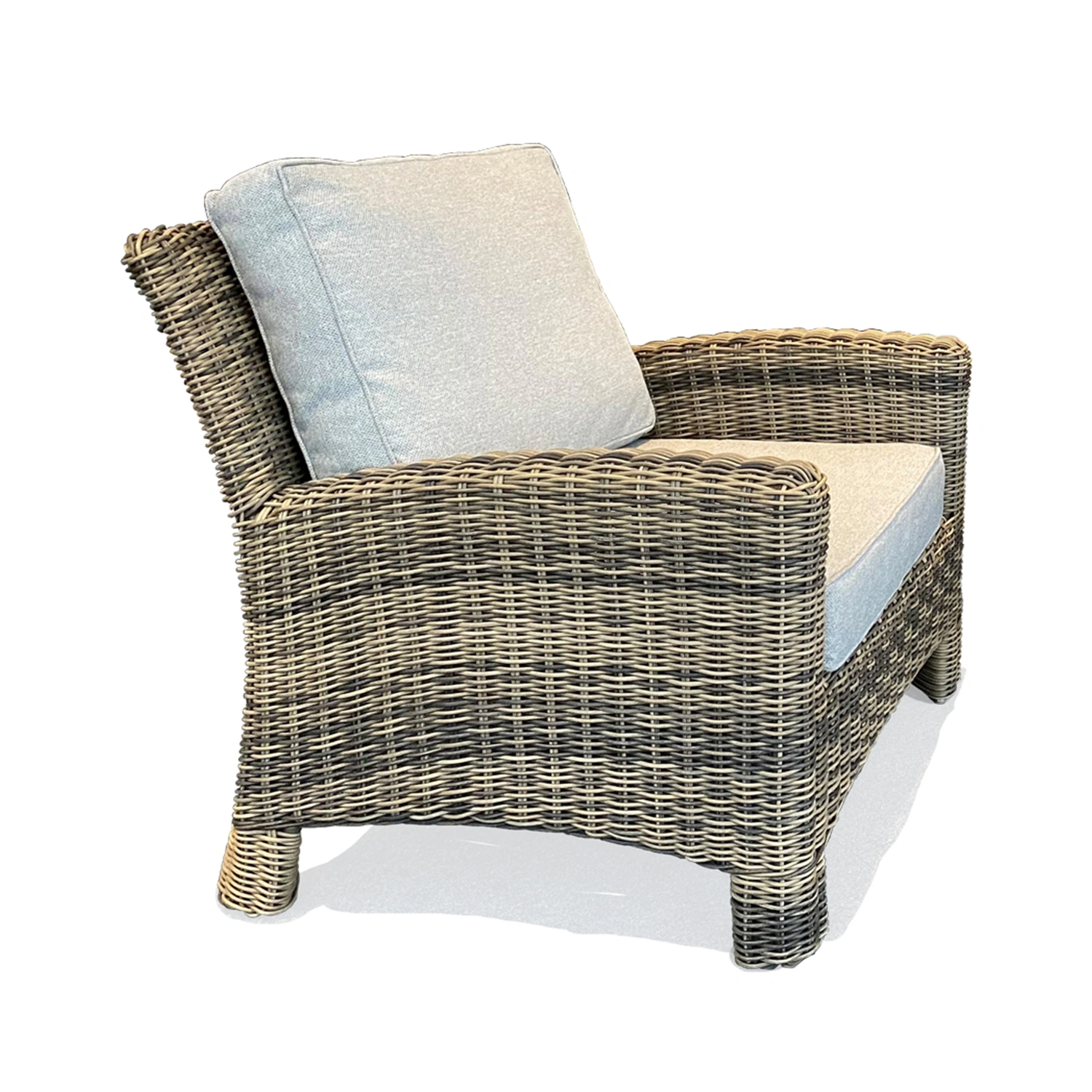 Dallas fåtölj brun/gråbrun - Kila Möbler