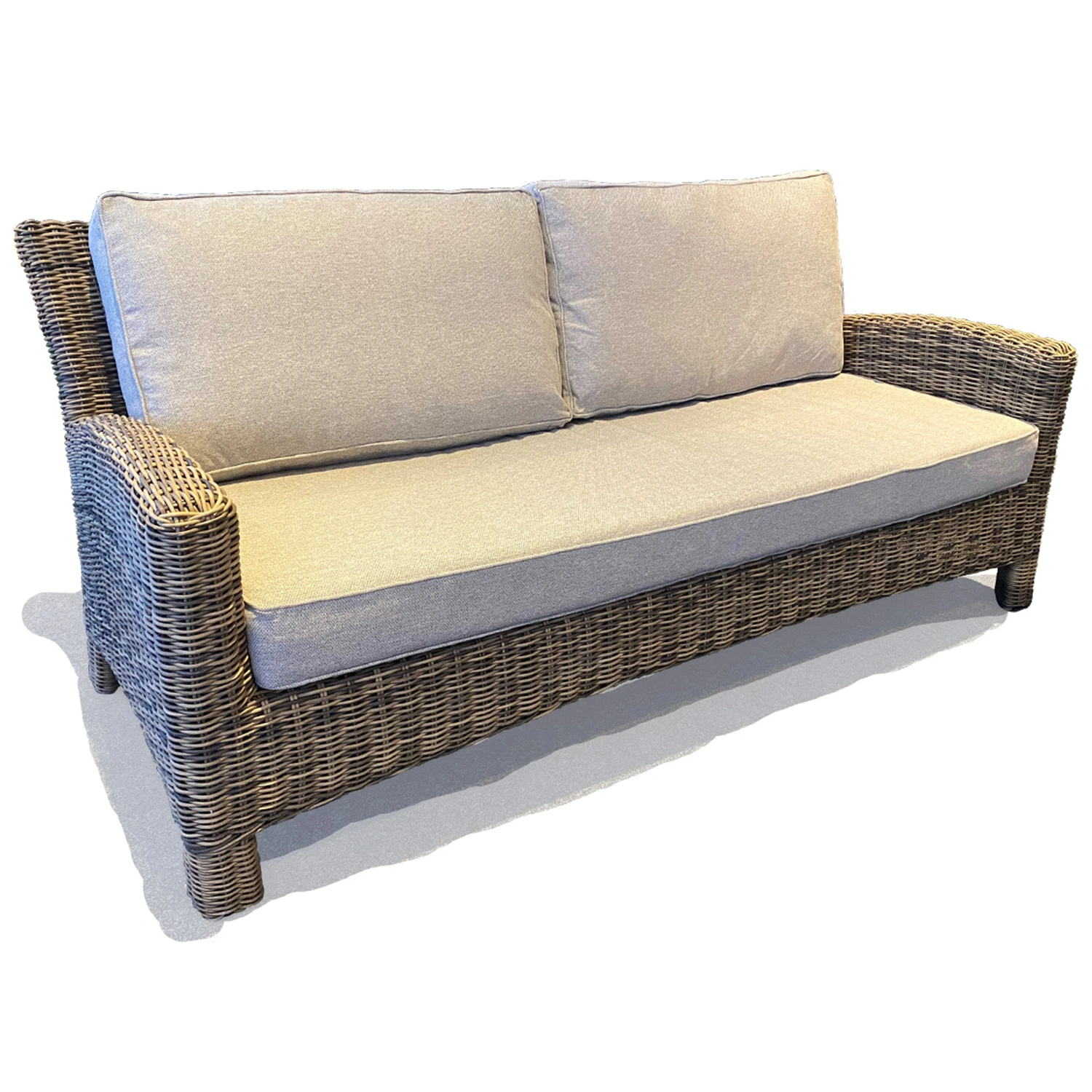 Dallas soffa brun/gråbrun - Kila Möbler