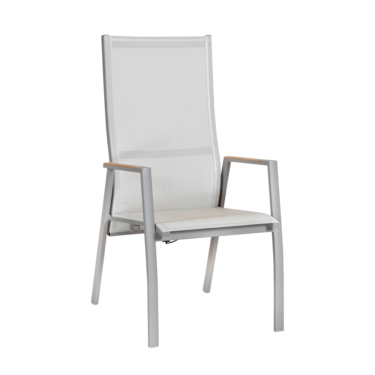 Dallas positionsstol Fiskbenstextilen khaki/beige - Kila Möbler