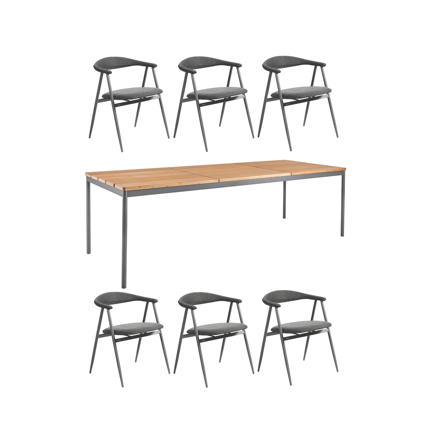 Boi/Nox matgrupp stor - antracit - Kila Möbler